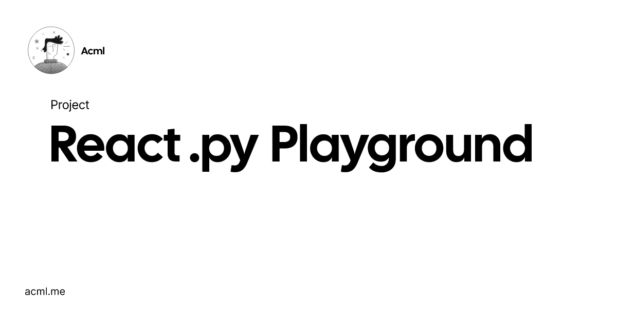 React .py Playground